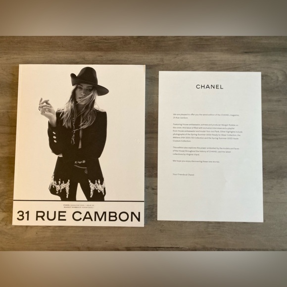 CHANEL | Other | Chanel Magazine 222 Issue 23 With Chanel Paper Letter ...